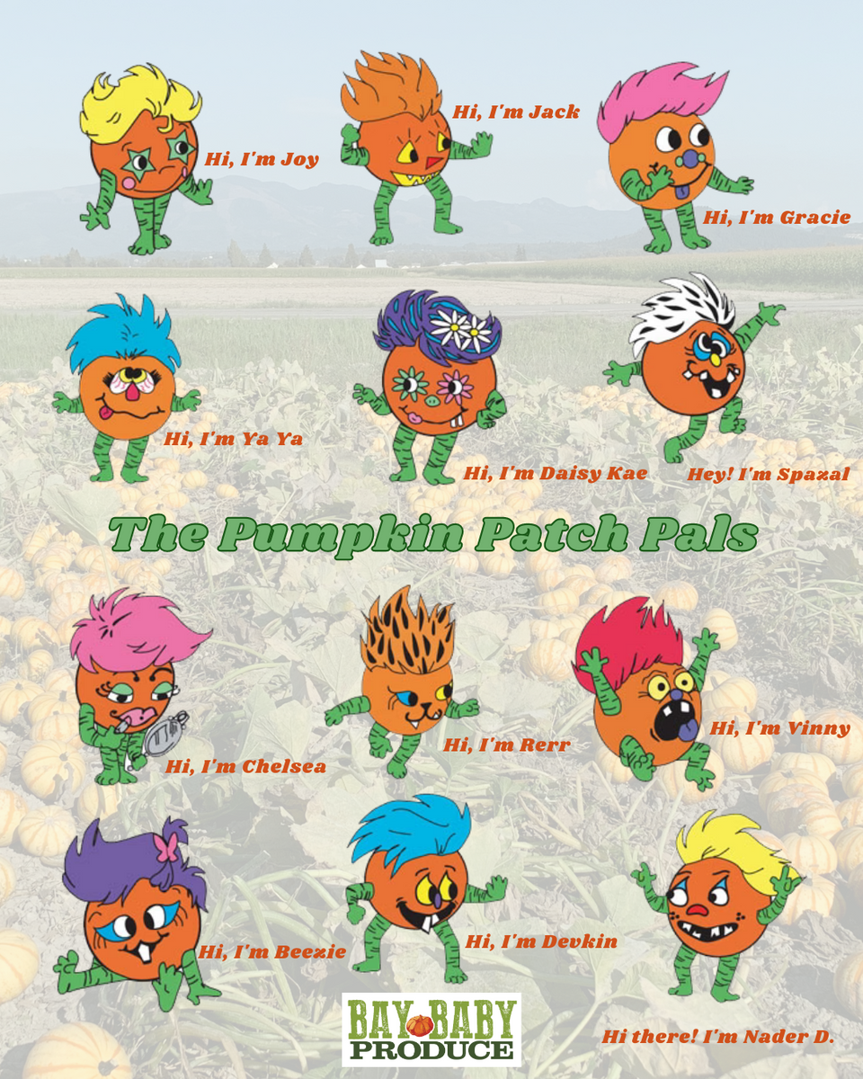 Pumpkin Patch Pals: Energize Fruits and Veggies Wise – Bay Baby Produce