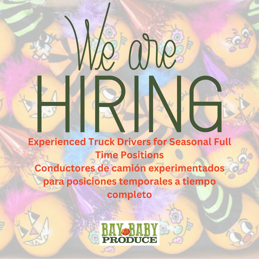 Seasonal Job Postings – Bay Baby Produce