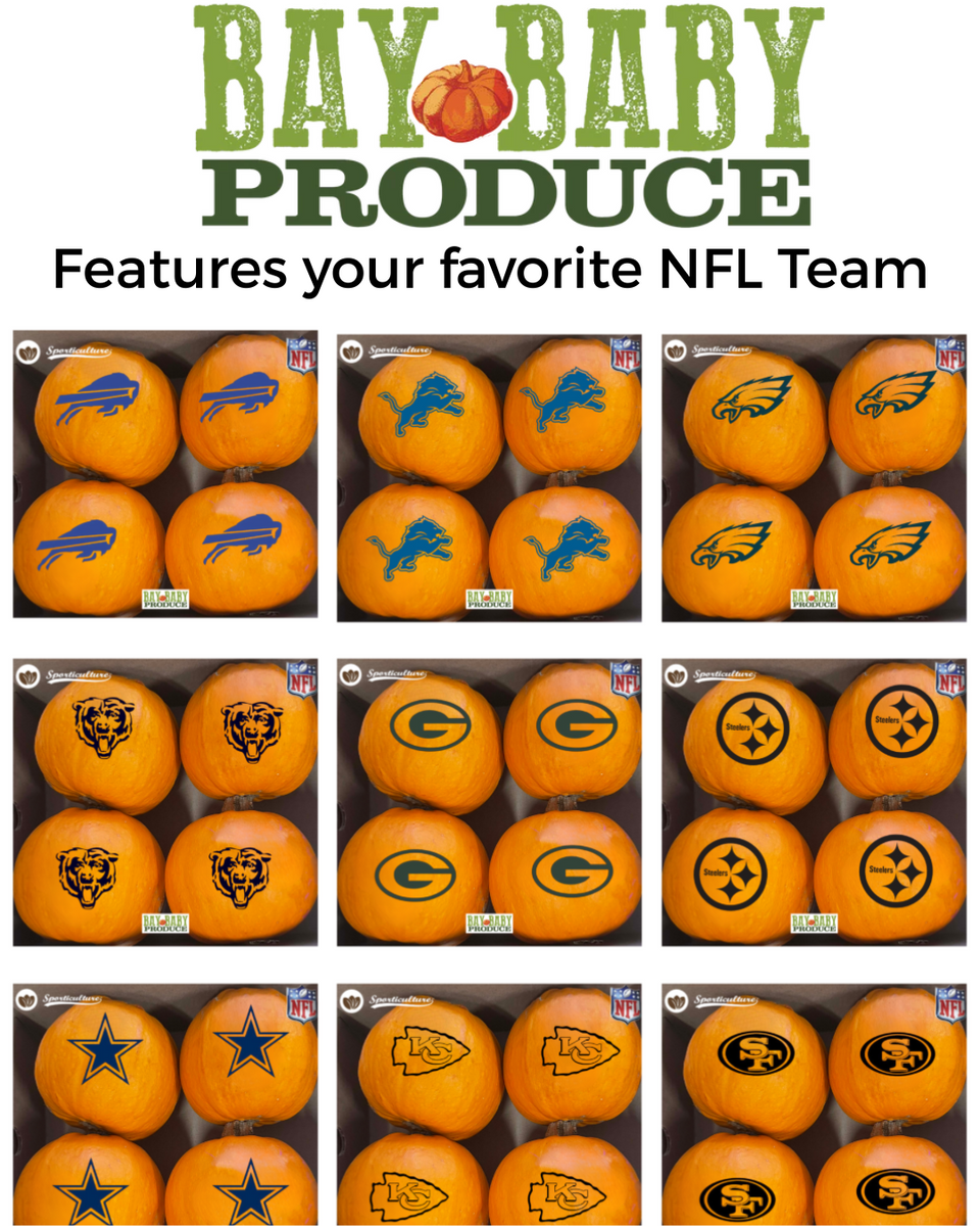 Where to Buy Official NFL Pumpkins for Your Porch or Tailgate – Bay ...